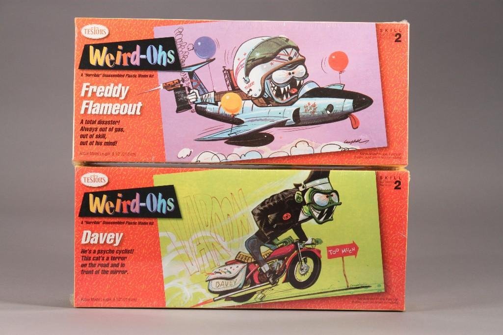 Testors Weird-Ohs Plastic Model Kits (2)