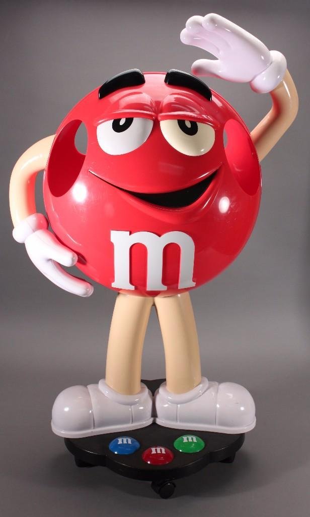 Red M&M Candy Store Display Dispenser Candy Holder - Aug 02, 2015 | The ...