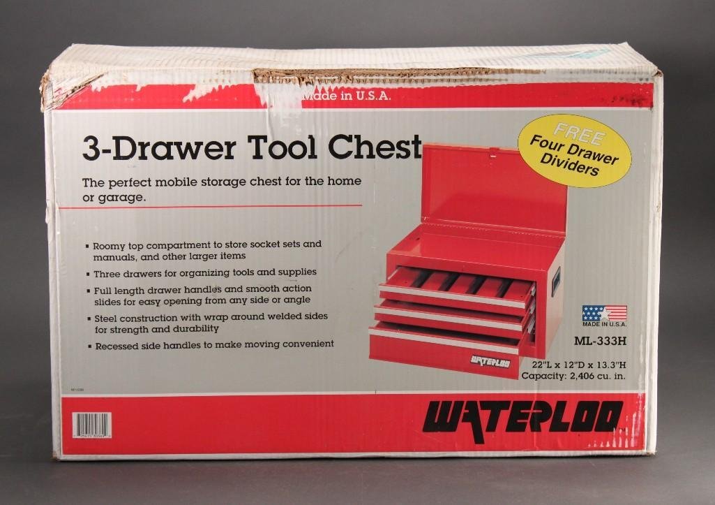 Waterloo 3-Drawer Tool Chest