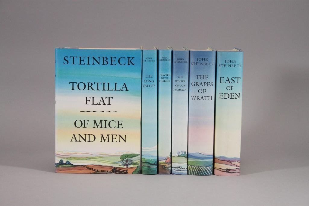 Vintage John Steinbeck Books (6)
