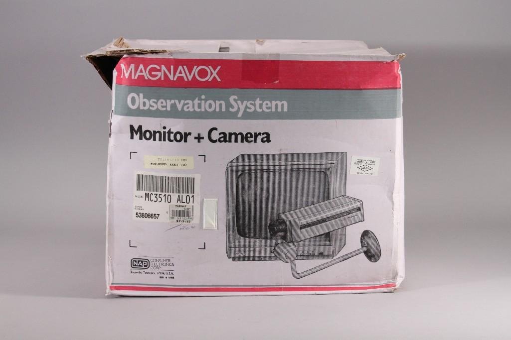 Magnavox Observation Monitor & Camera - Jan 03, 2016 | The Auction ...