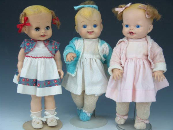 Three Dolls: Bonnie Braids Etc