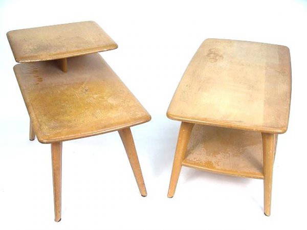 Two Heywood Wakefield Side Tables #308 & #335