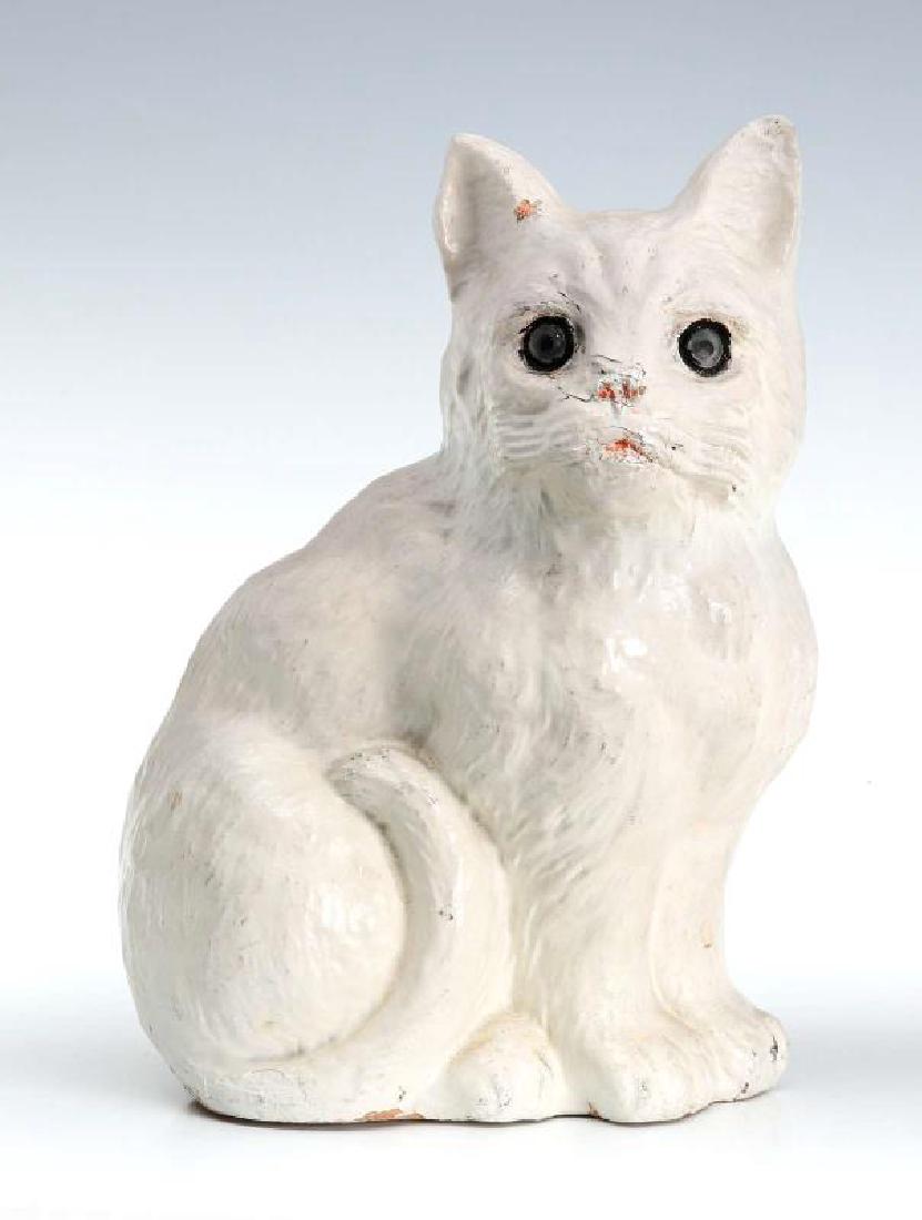 A MID-20TH C. SYROCO WOOD CAT FIGURE