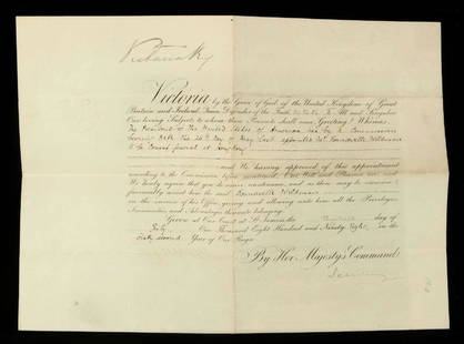 Queen Victoria Signature