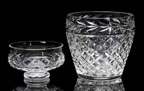 Waterford Cut Glass Bowl With Old Signature