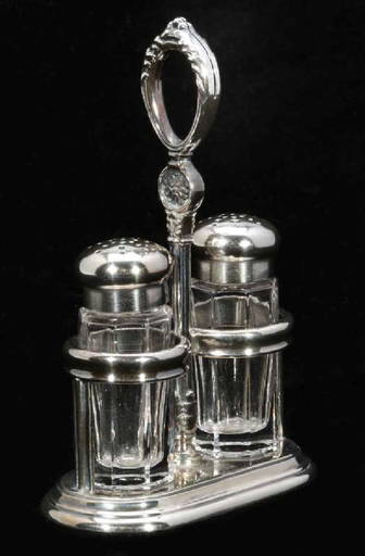 A Santa Fe Railroad Salt & Pepper Caster