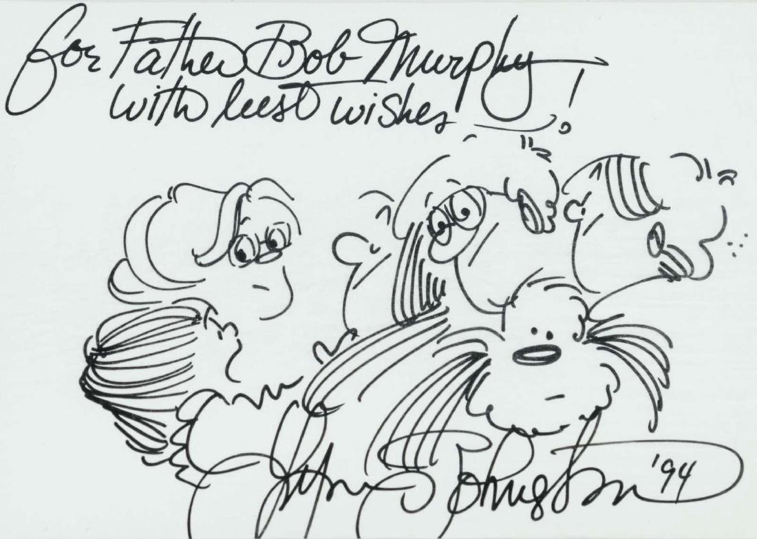 ORIGINAL ILLUSTRATION BY CARTOONIST LYNN JOHNSTON