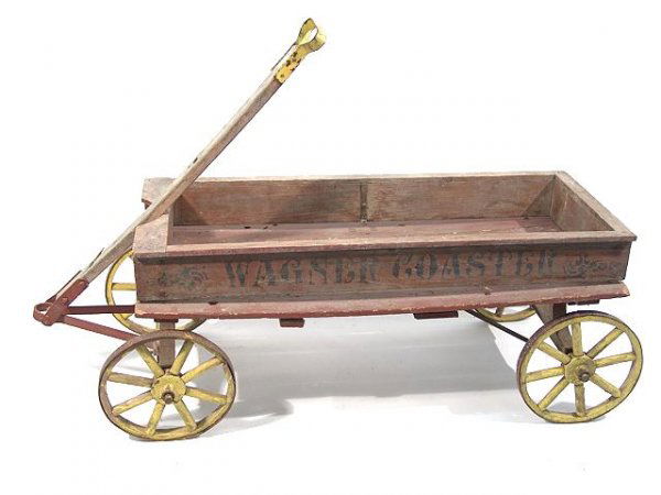 1291: CIRCA 1900 WAGNER COASTER WAGON