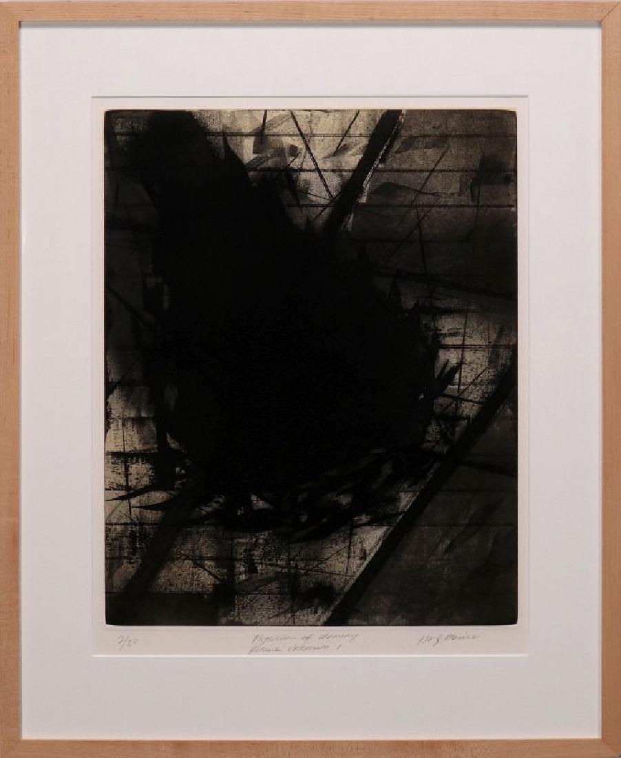 HUGH MERRILL (1949-) PENCIL SIGNED ETCHING