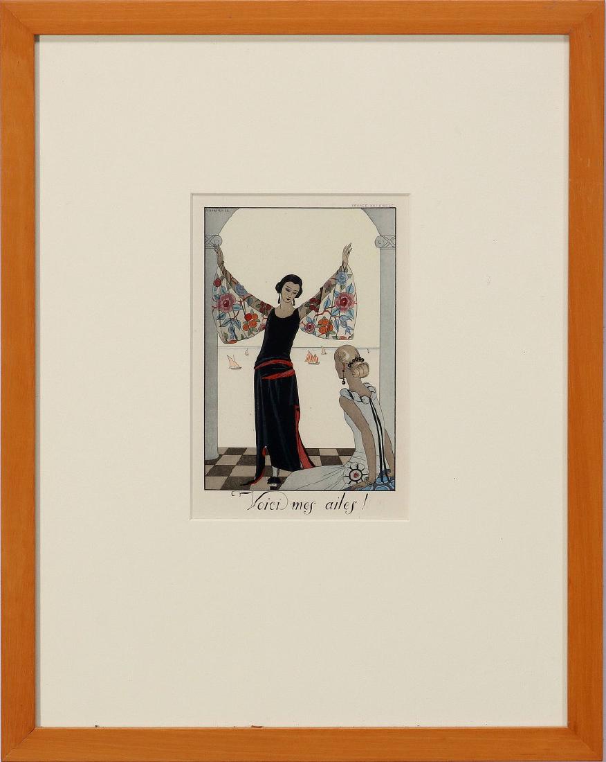 THREE GEORGE BARBIER (1882-1932) POCHOIR PRINTS