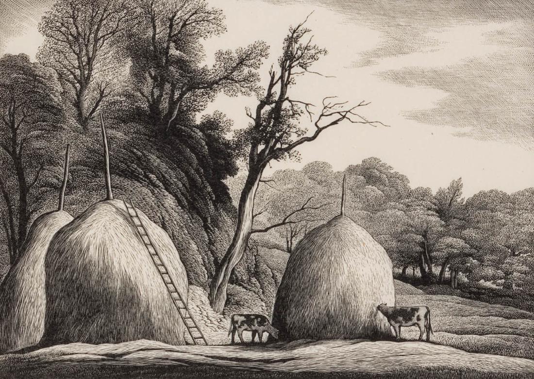 THOMAS NASON (1889-1971) WOOD ENGRAVING, MORE