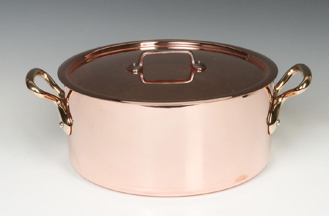 Mauviel M'heritage Copper Covered Casserole