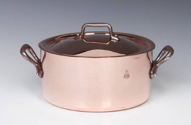Mauviel M'heritage French Copper Rondeau Pan