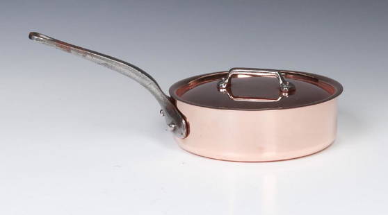Mauviel M'heritage French Copper Large Saute Pan