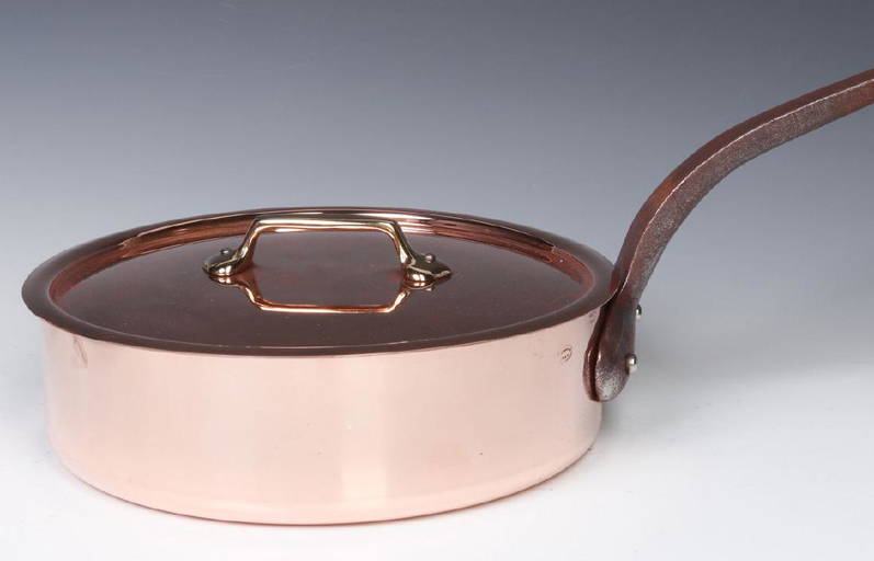 Mauviel M'heritage French Copper Large Saute Pan