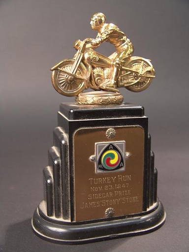 1361: 1947 VINTAGE AMA MOTORCYCLE SIDECAR PRIZE TROPHY - Apr 29, 2007 ...