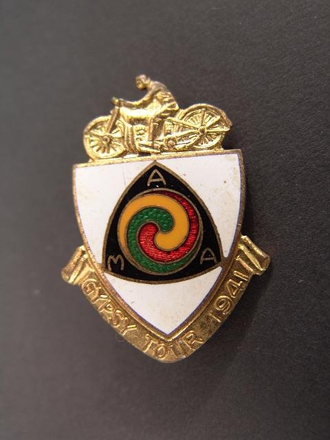 1941 Vintage Ama Motorcycle Gypsy Tour Pin