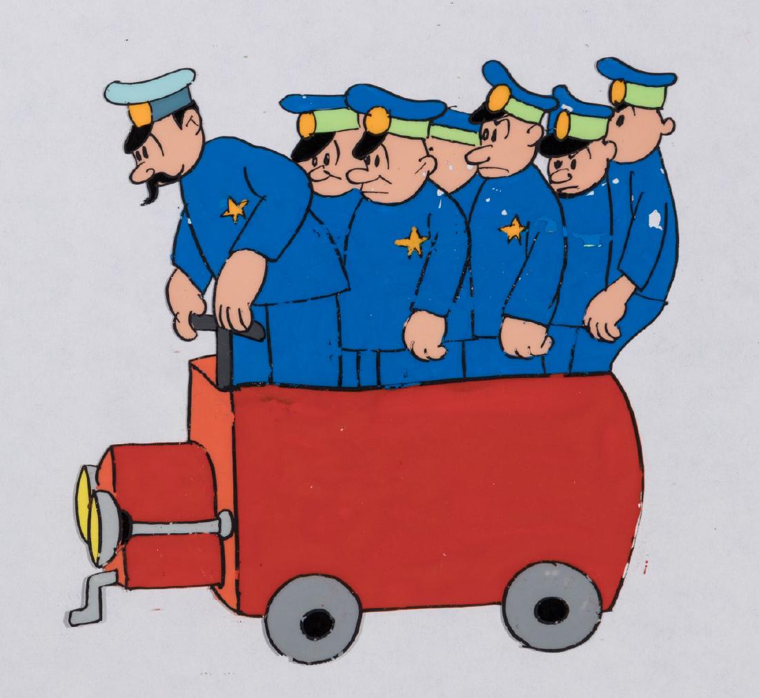 A Rare 'keystone Cops' Warner Bros. Production Cel