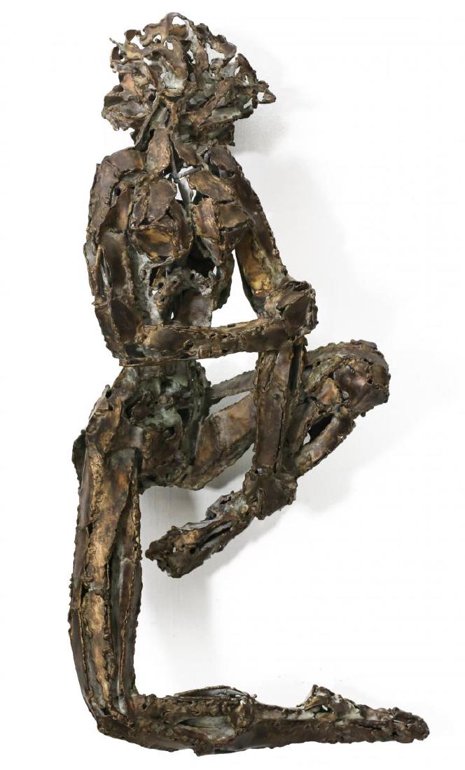 SOLOMON SAPRID (1917-2003) BRUTALIST SCULPTURE