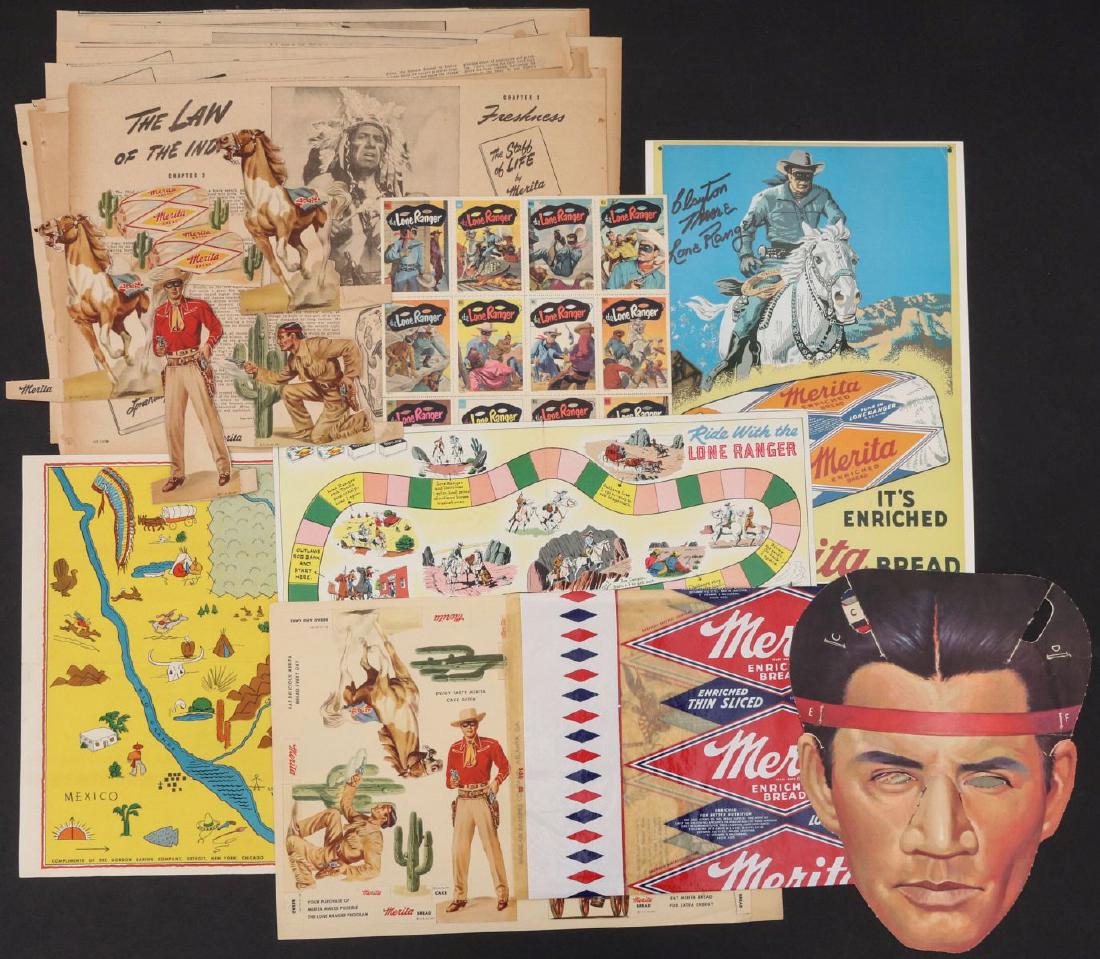 LOT OF MERITA BREAD LONE RANGER TIE-IN
