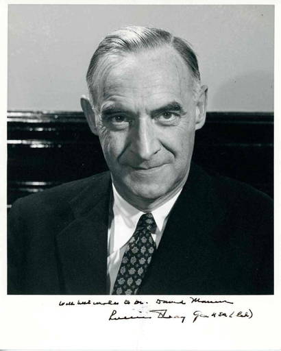 U.S. GENERAL LUCIUS D. CLAY SIGNED 8X10 PHOTO - Jul 24, 2019 | Soulis ...