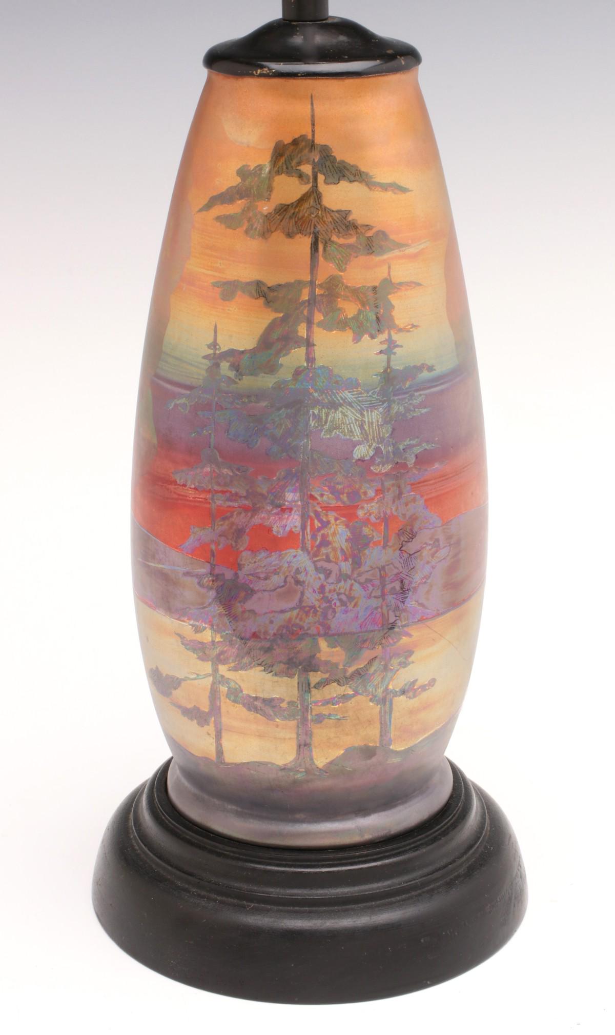 A WELLER SICARDO ART POTTERY VASE W/ LANDSCAPE NOW LAMP - Oct 26, 2019 ...