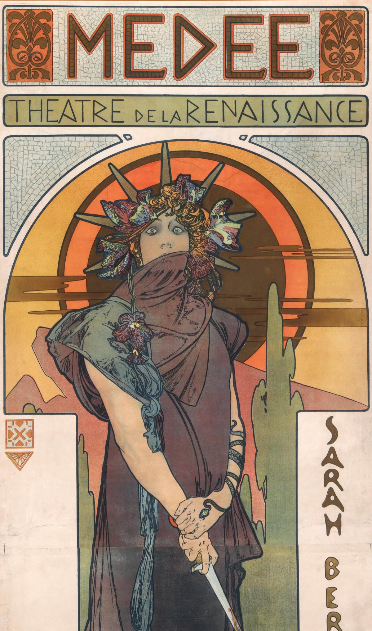 A. MUCHA POSTER FOR MEDEE AT THEATRE DE LA RENAISSANCE - Dec 07, 2019 ...