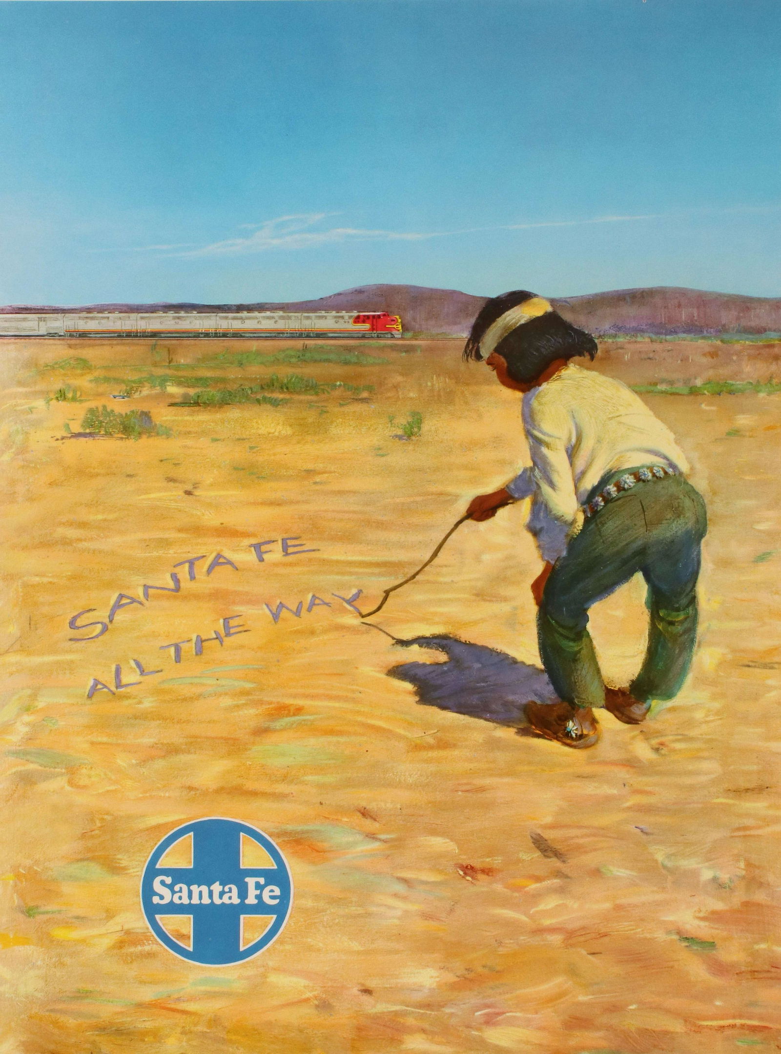 A SANTA FE RAILROAD ADVERTISING POSTER PICTURING CHICO - May 30, 2020 ...