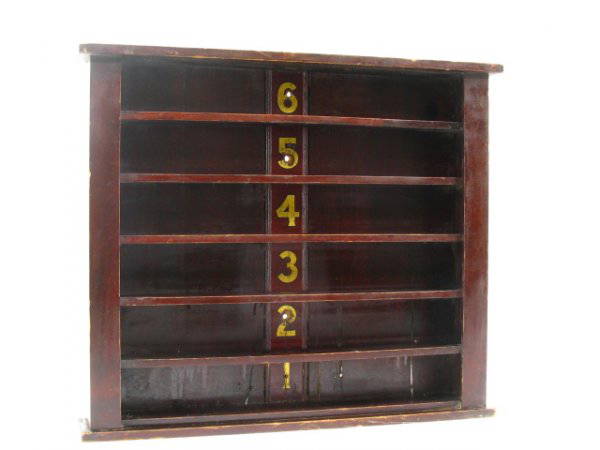 Antique Wall Hanging Billiards Ball Rack