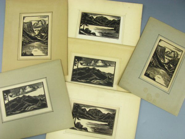 401: SIX RICHARDSON ROME WOOD ENGRAVINGS