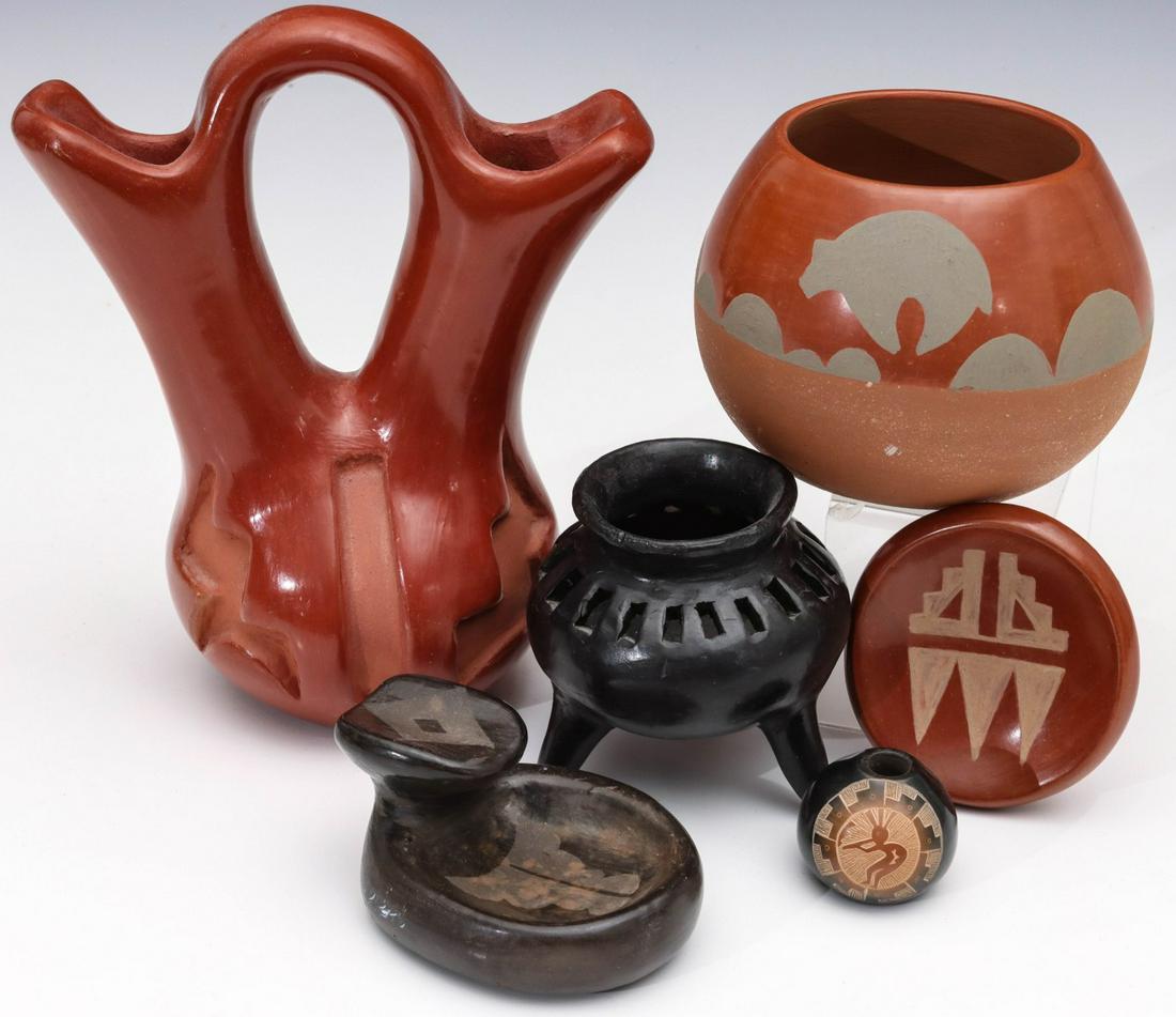 Madeline Tafoya, Candelaria, Other Santa Clara Pottery