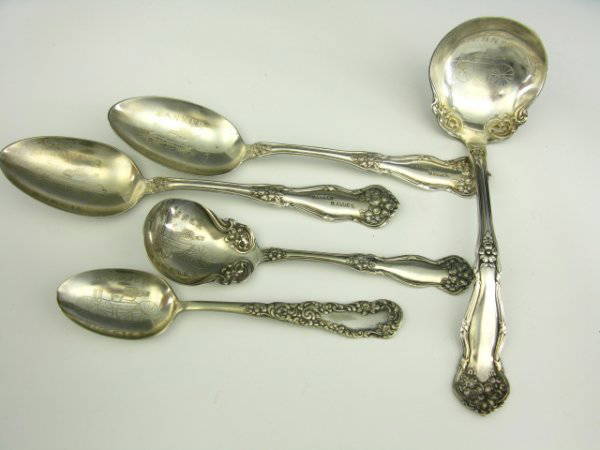 5 Banner Buggies Advertising Spoons