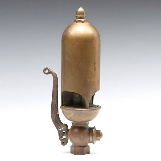 A Good Lunkenheimer Three Chime Brass Whistle