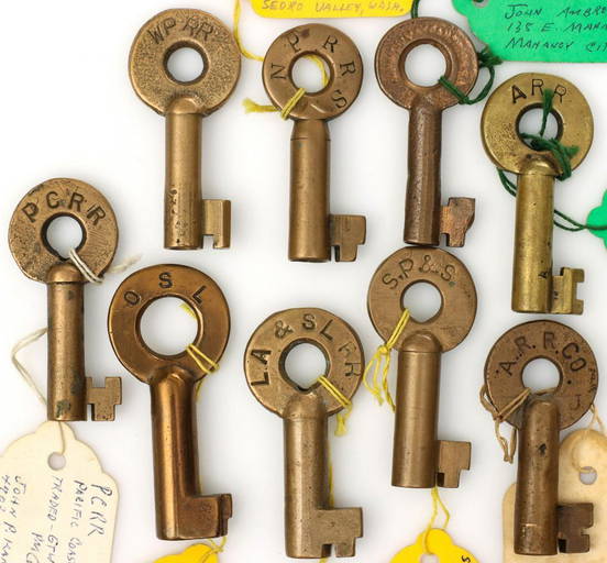 A Collection Of Mostly Pacific Northwest Rr Switch Keys