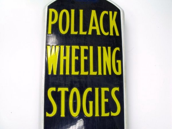 Vintage Pollack Wheeling Stogies Thermometer