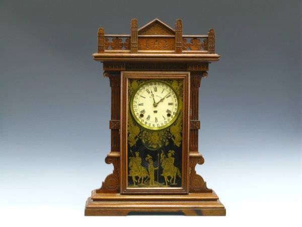E.n. Welch Parlor Clock W/ Morse Calendar