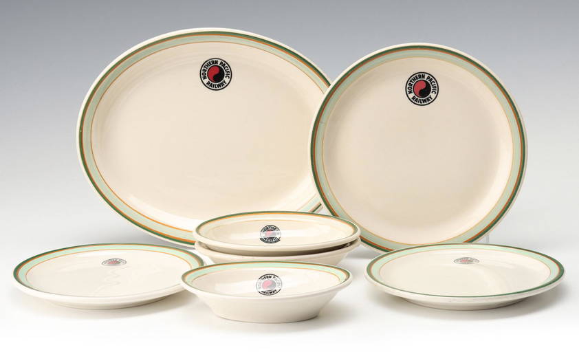 Northern Pacific 'monad' Pattern Railroad China