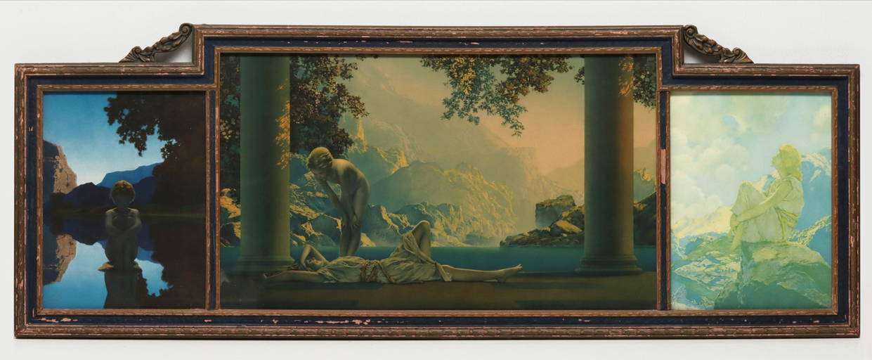 A Triptych Of Maxfield Parish Prints, Plus Another