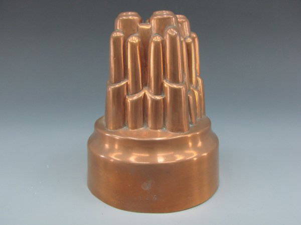 A Antique Birmingham Copper Food Mold