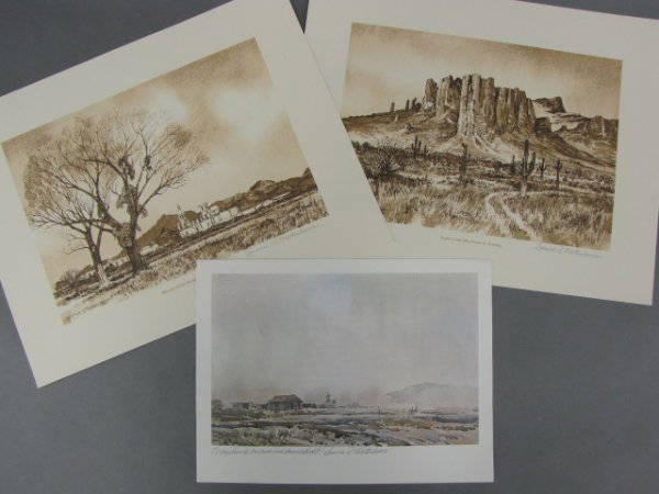 Lot Of Three (3) Prints By Russell Rutledge Waterhouse