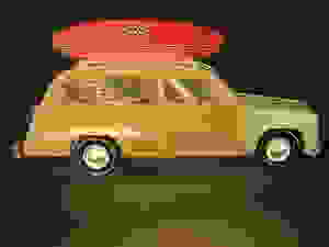 Budweiser Woody Pool Table Light W/ Surf Boards, Mi