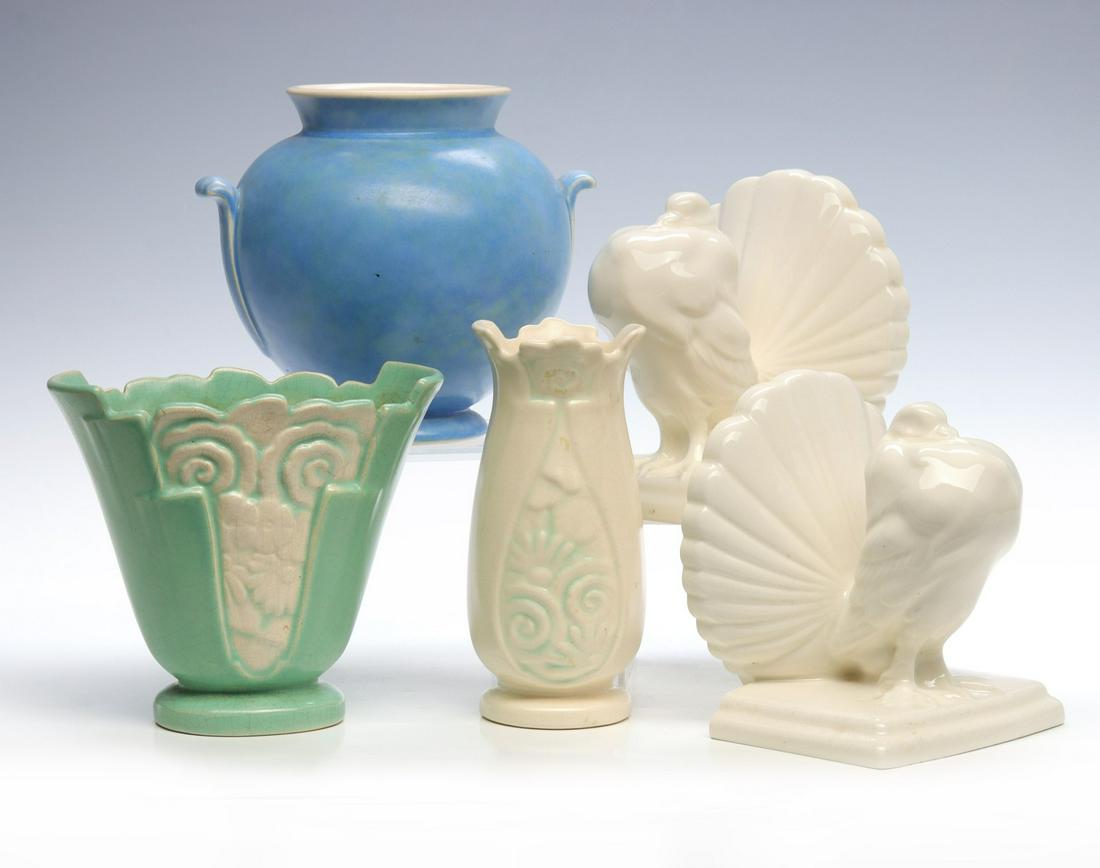 Weller And Czech Erphila Art Deco Pottery