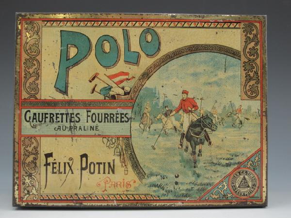 Polo Biscuit Tin Felix Potin, Paris,