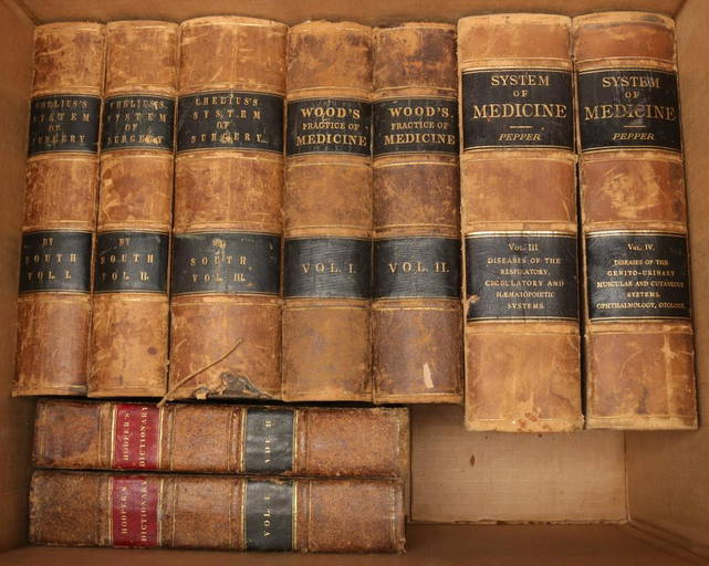 A Collection Of 19th Century Medical Books