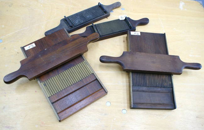 Four Antique Medical Pill Rollers