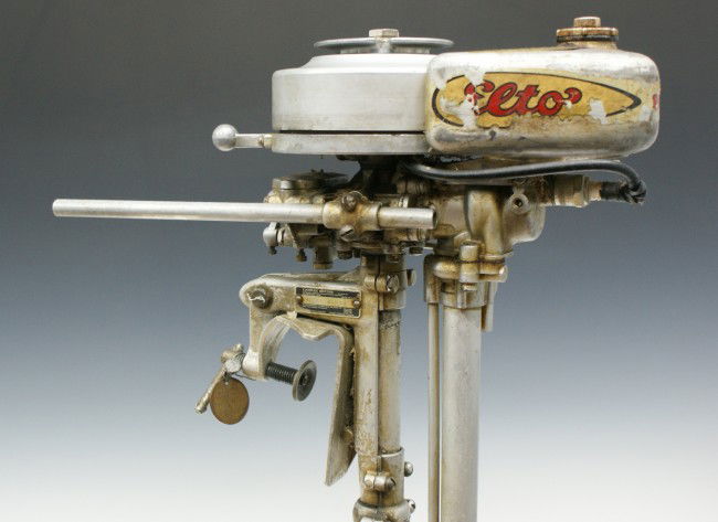 An Evinrude Elto Outboard Motor