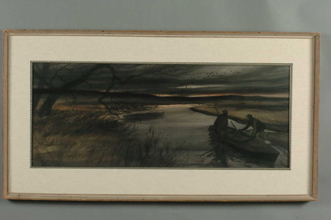 FREDERICK JAMES (1915 - 1985 MISSOURI) WATERCOLOR