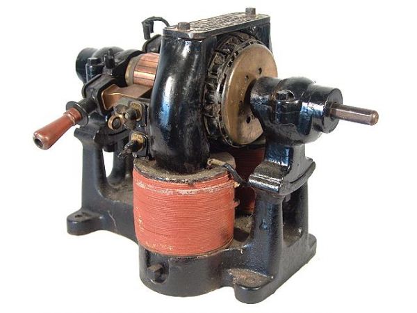 Early Electric Motor By Crocker Wheeler Circa 1891