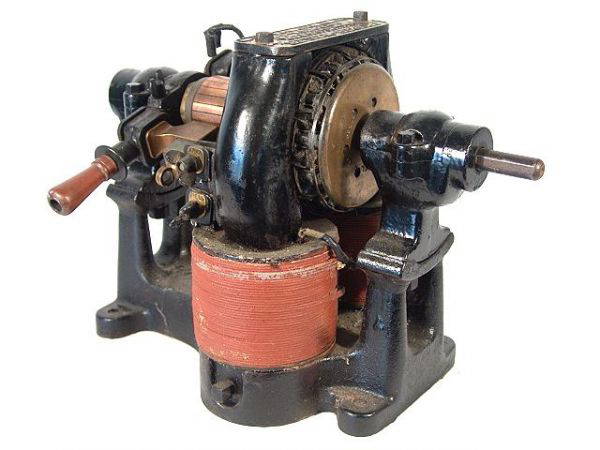 Early Electric Motor By Crocker Wheeler Circa 1891